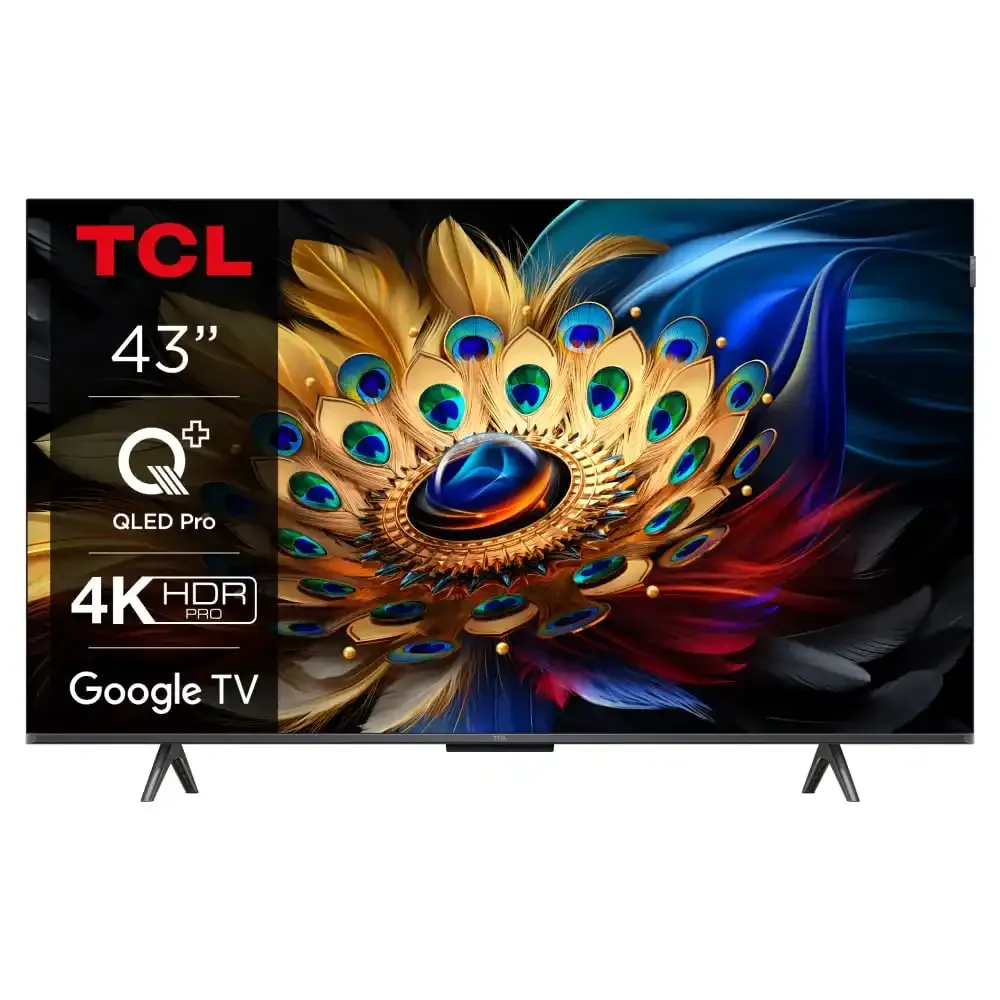 SMART QLED TV 43 TCL 43C655 3840x2160/4K HDR/DVB-T2/C/S2/GoogleTV