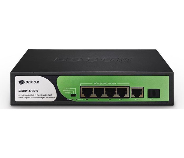 BDCOM switch S1500-4P1G1S , Poe ( 5585 )