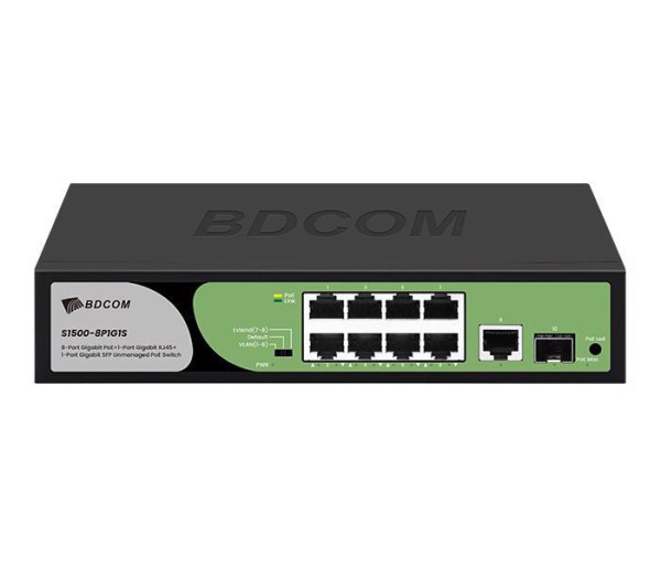 BDCOM switch S1500-8P1G1S , Poe ( 5586 )