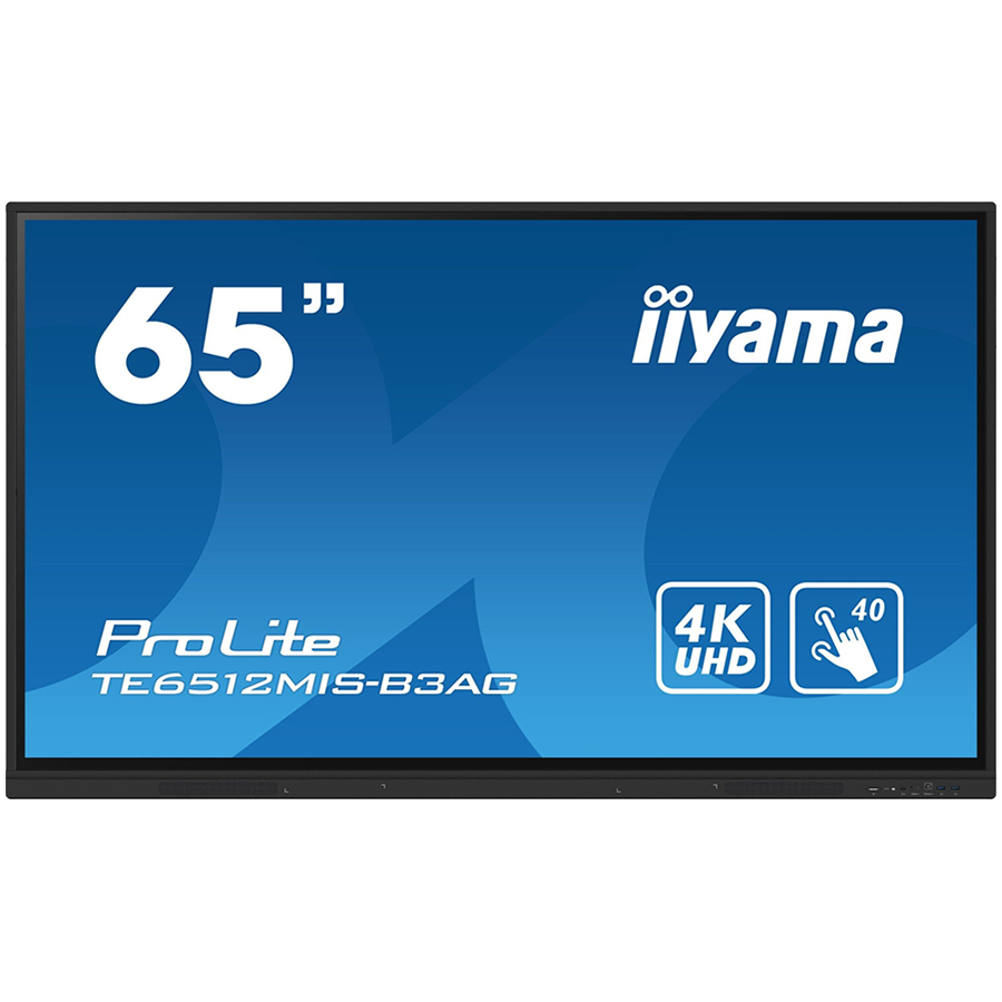Iiyama Monitor 65" TE6512MIS-B3AG UHD LCD