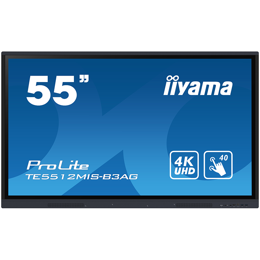 Iiyama Monitor The 55" TE5512MIS-B3AG UHD LCD