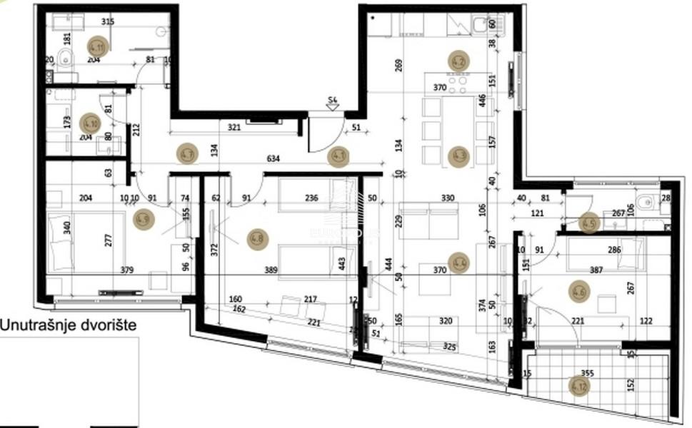 4.0 novogradnja,Crveni krst, Vračar ID#7112 316.090 €