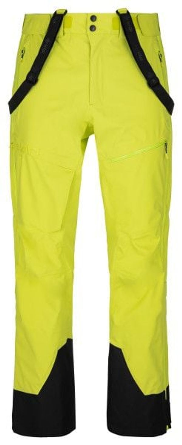 MEN'S WATERPROOF SKI PANTS KILPI LAZZARO-M LIGHT GREEN