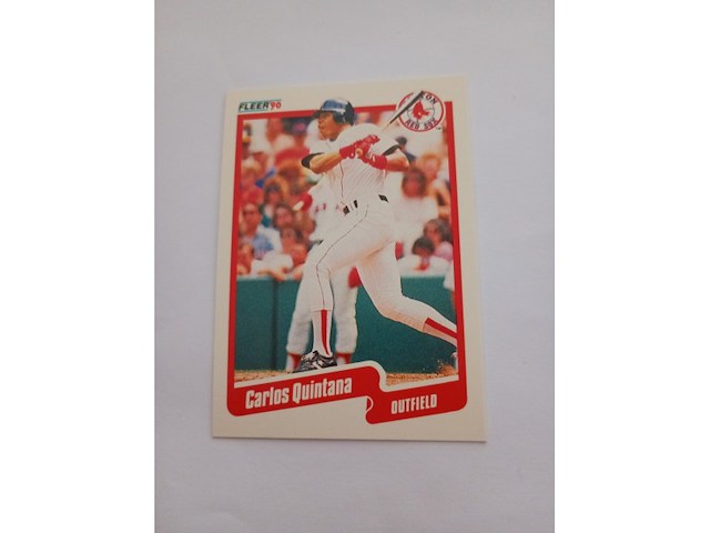 Kartica baseball fleer 90 Carlos Quintana 283