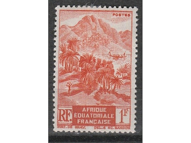 French Equatorial Africa-1947-Mountain Landscape-MH