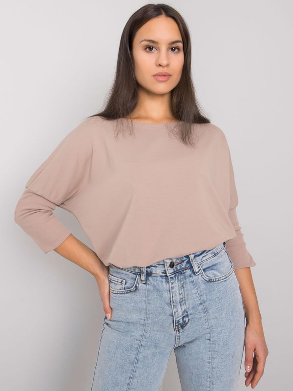 BLOUSE-RV-BZ-7362.19-DARK BEIGE