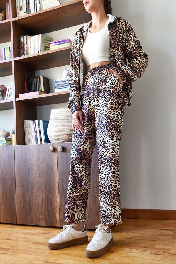BIANCO LUCCI LEOPARD PRINT BOTTOM-TOP SUIT MBMS053