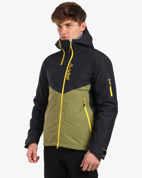 MEN'S WATERPROOF OUTDOOR JACKET KILPI METRIX-M GREEN