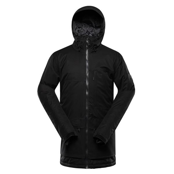 MEN'S SKI JACKET WITH PTX SNOW MEMBRANE ALPINE PRO GARG BLACK