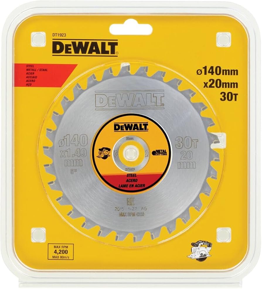 DeWalt DT1923 kružno sečivo za metal, 140mm, 30T