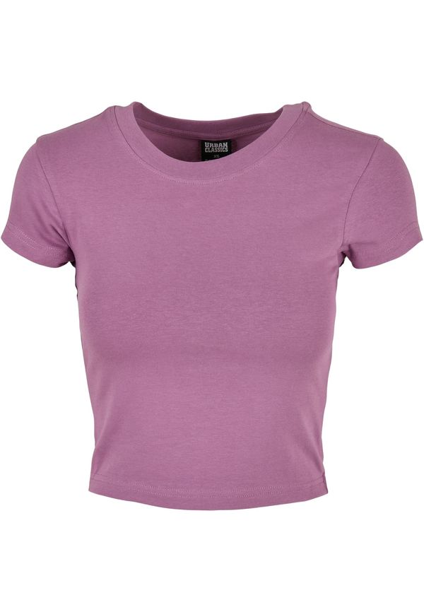 WOMEN'S STRETCH JERSEY CROPPED TEE DUSKVIOLET