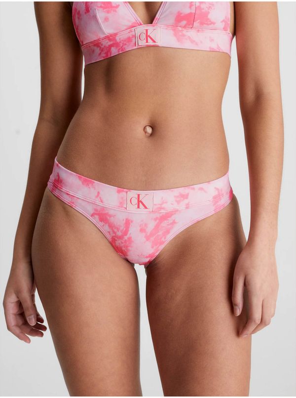 PINK WOMEN'S BIKINI BOTTOM CALVIN KLEIN UNDERWEAR AUTHENTIC BIKINI - WOMEN'S