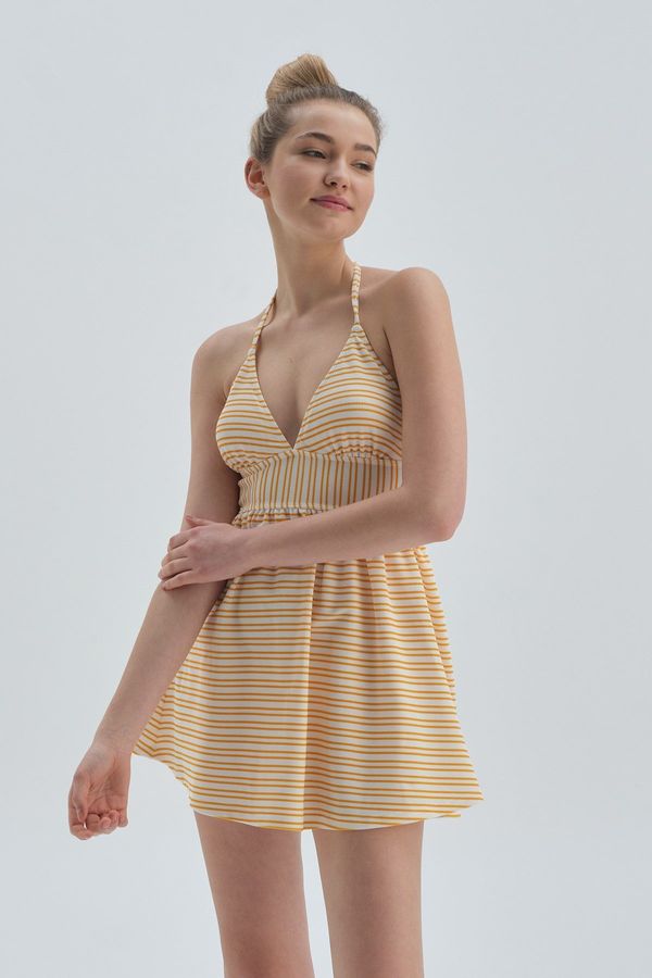 DAGI YELLOW TANKINI TOP