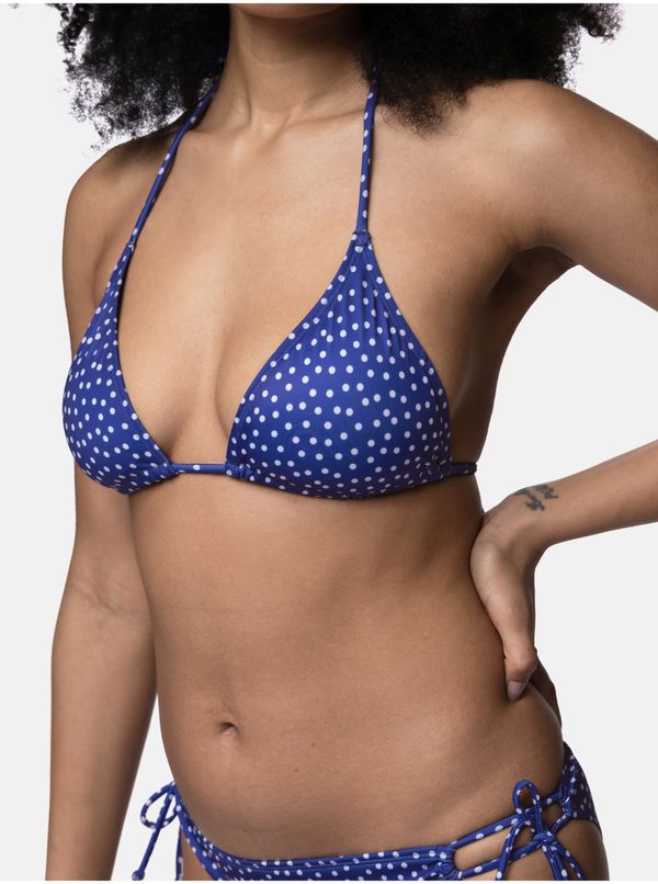 BLUE WOMEN'S POLKA DOT BIKINI TOP DORINA FREJUS - WOMEN'S