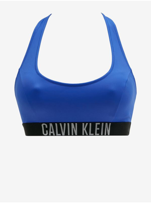 DARK BLUE WOMEN'S SWIMWEAR UPPER CALVIN KLEIN UNDERWEAR - WOMEN