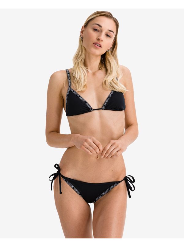 BLACK WOMEN'S BIKINI TOP CALVIN KLEIN UNDERWEAR - WOMEN'S