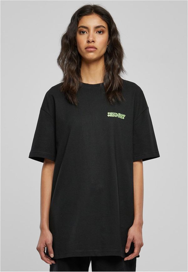 SWEET & JUICY OVERSIZE BOYFRIEND TEE BLACK