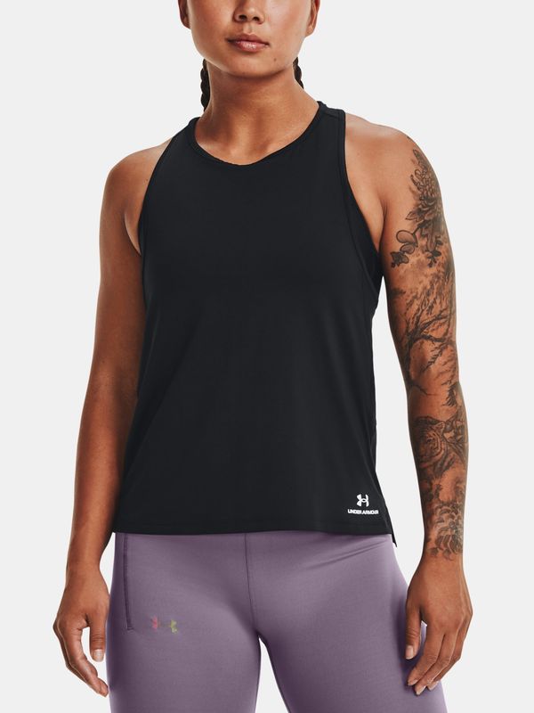UNDER ARMOUR TANK TOP RUSH ENERGY TANK -BLK - WOMEN