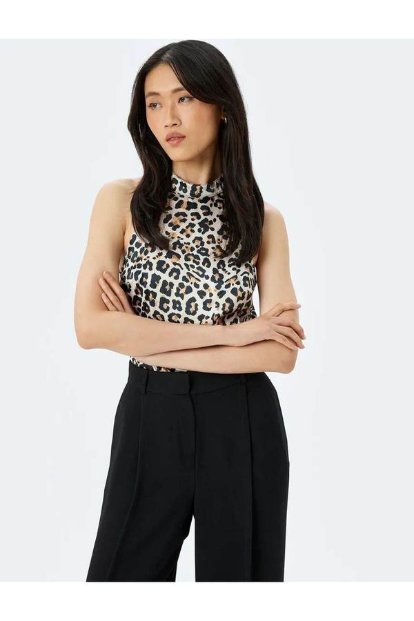 KOTON LEOPARD WOMEN'S BLOUSE