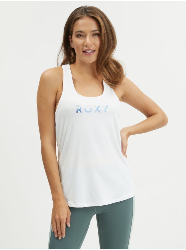 WHITE WOMEN'S TOP ROXY ROCK NON STOP - WOMEN