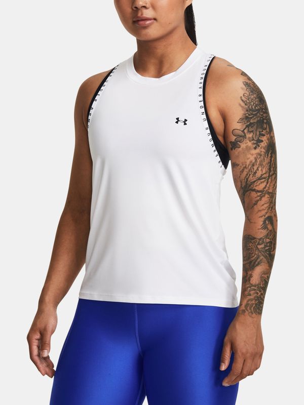 UNDER ARMOUR TANK TOP KNOCKOUT NOVELTY TANK-WHT - WOMEN