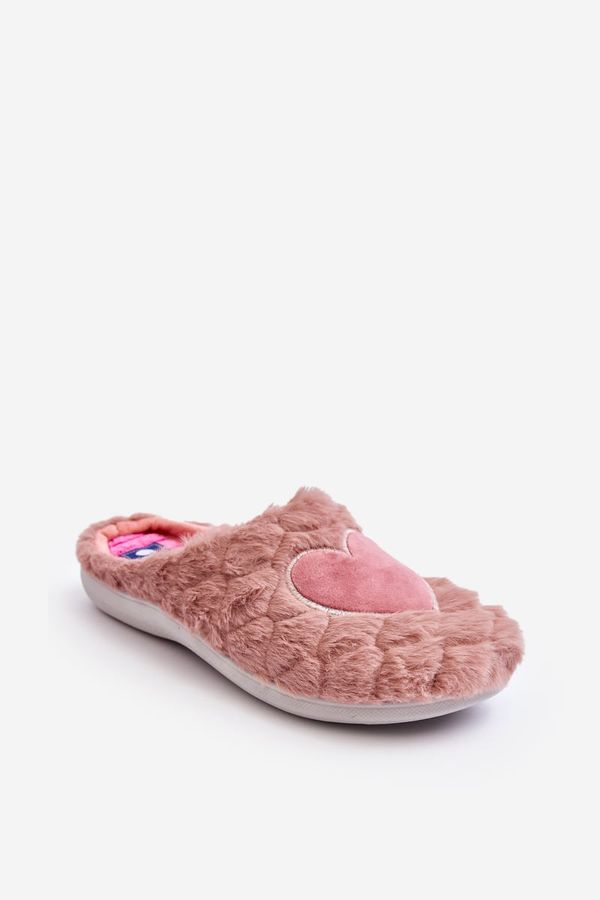 WOMEN'S FUR HOME SHOES INBLU PINK