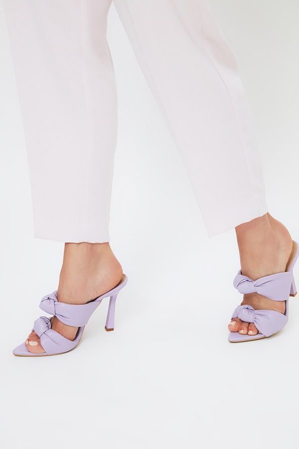 TRENDYOL PURPLE WOMEN'S SLIPPERS