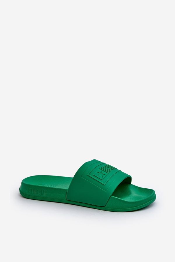 MEN'S SLIPPERS BIG STAR GREEN