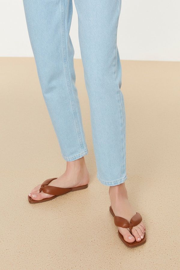 TRENDYOL BLACK WOMEN'S FLIP-FLOPS SLIPPERS