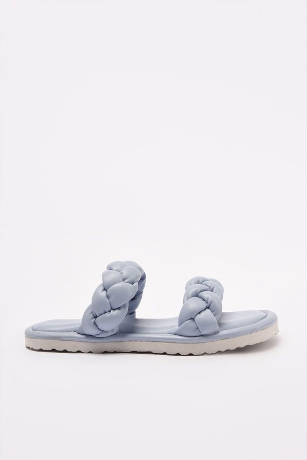 TRENDYOL BLUE WOMEN'S SLIPPERS