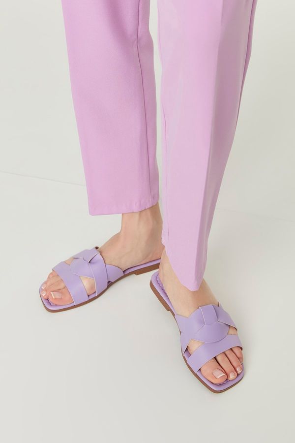 TRENDYOL MULES - LILAC - FLAT
