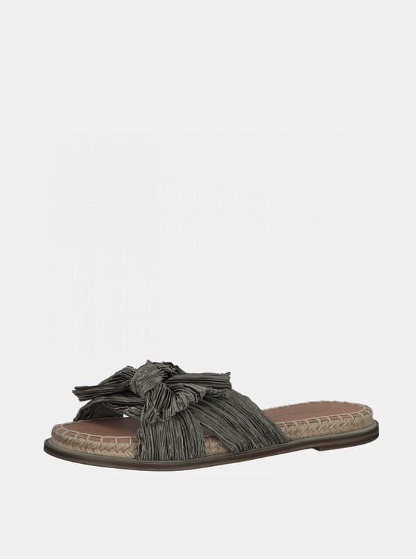 KHAKI SLIPPERS TAMARIS - WOMEN