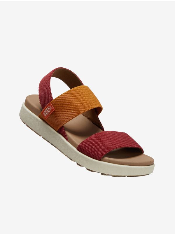 ORANGE-BURGUNDY WOMEN'S SANDALS KEEN - WOMEN'S