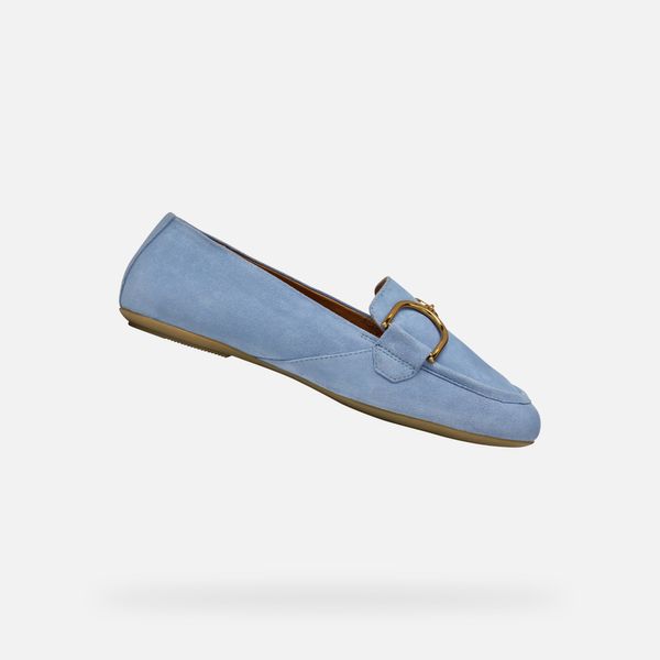 LIGHT BLUE WOMEN'S MOCCASINS GEOX PALMARIA - WOMEN'S