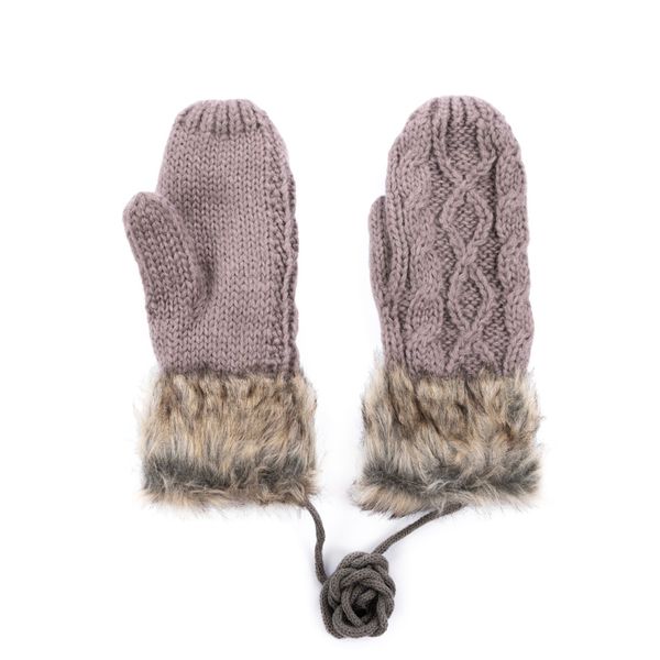 ART OF POLO WOMAN'S GLOVES RK13409-8 GREY PINK