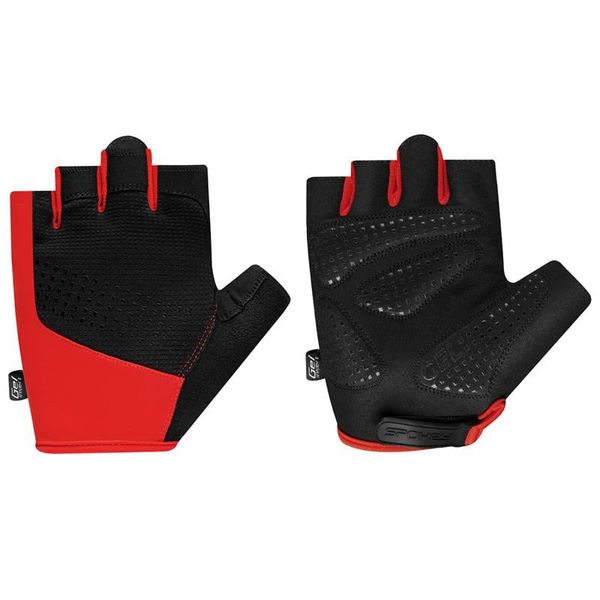 SPOKEY AVARE MEN'S CYCLING GLOVES, CLEAR-RED, VEĽ. L
