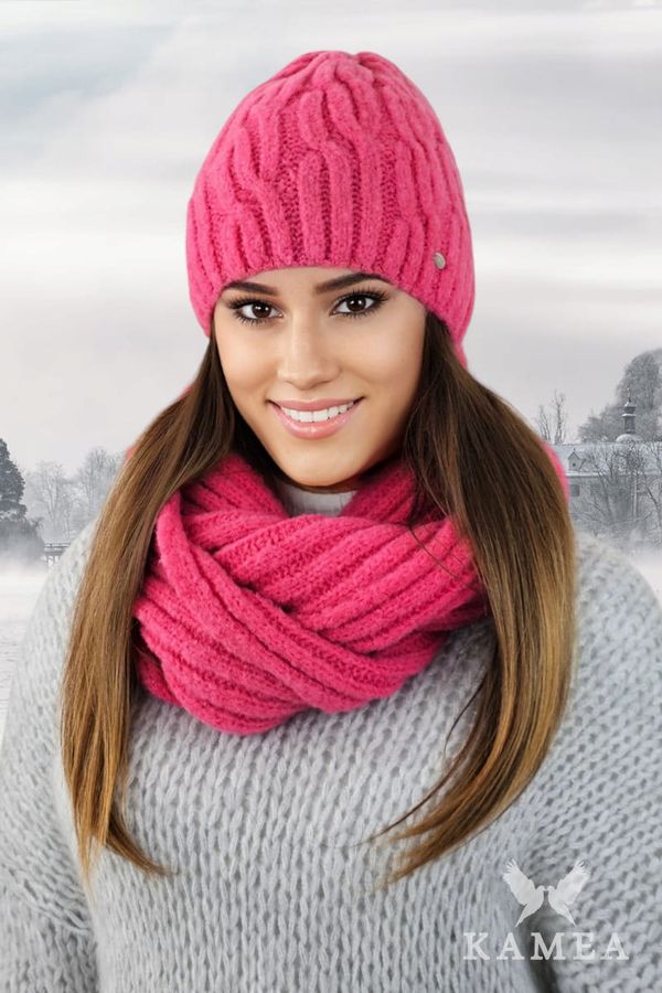 KAMEA WOMAN'S HAT&SCARF K.22.258.30
