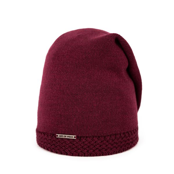 ART OF POLO CAP 23802 CHILLY DARK RED 6
