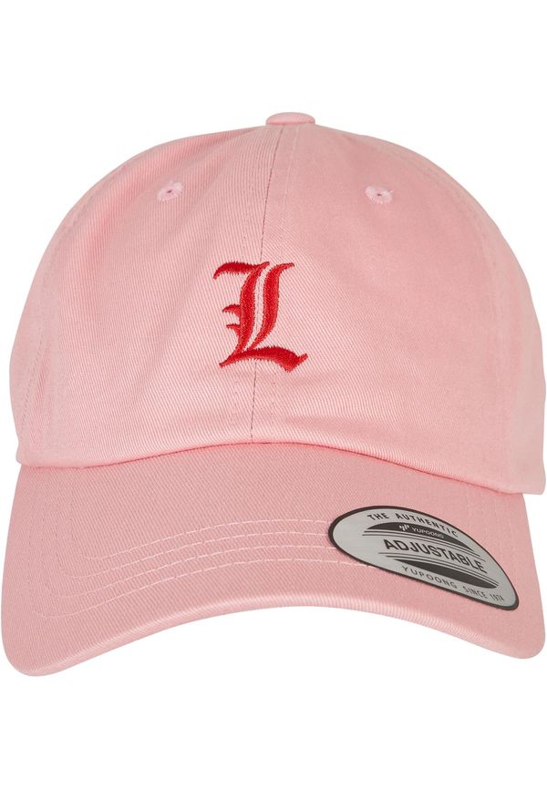 LETTER PINK LOW PROFILE CAP L