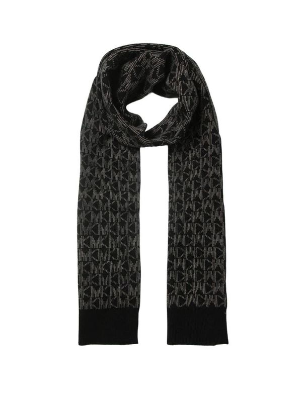 MICHAEL KORS SCARF - B0LD MK DOT SCARF BLACK