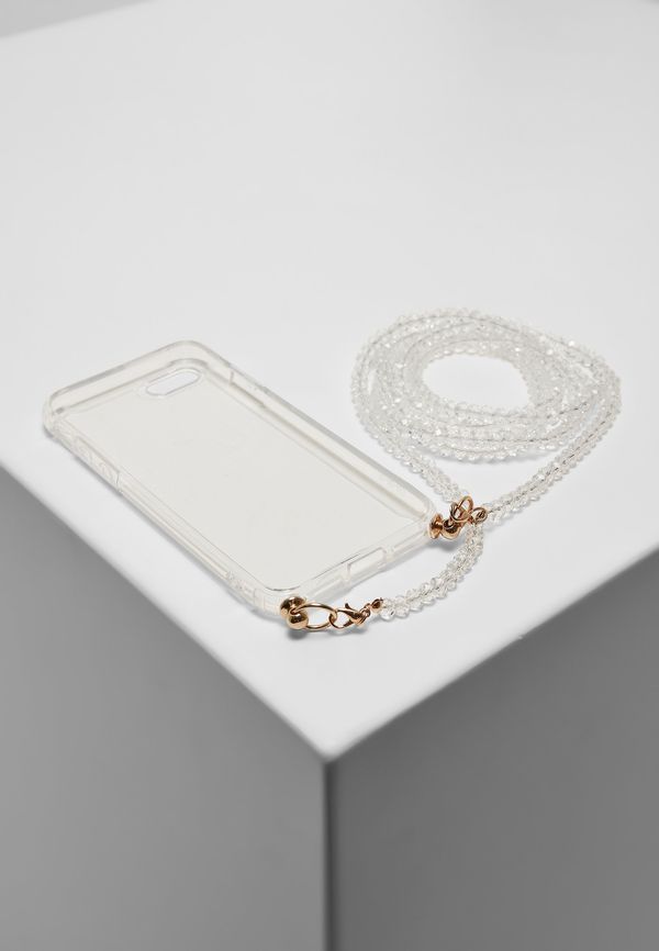 PHONE CASE WITH PEARL NECKLACE I PHONE 6/7/8 TRANSPARENT