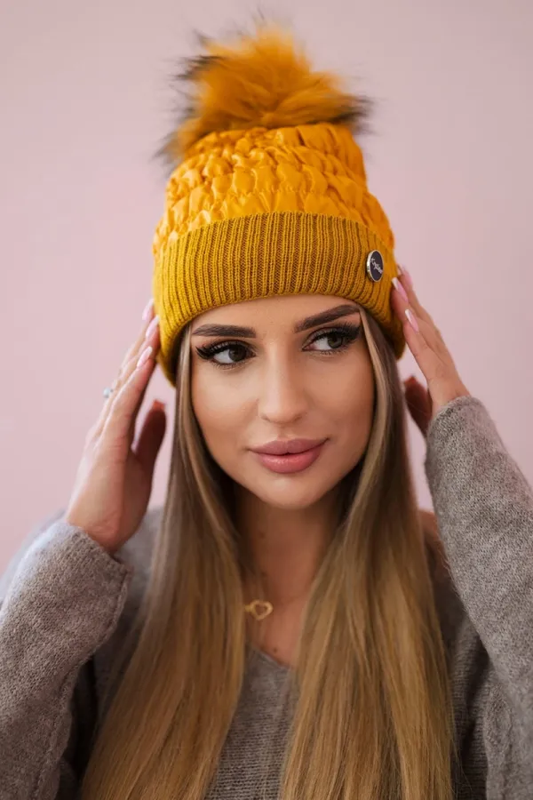 MARKA NIEZDEFINIOWANA CAP K160 MUSTARD