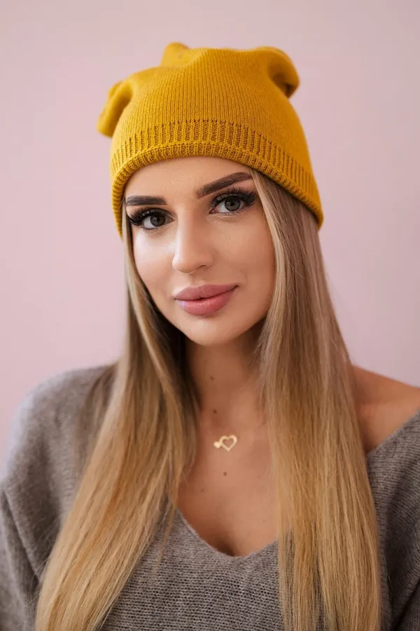 MARKA NIEZDEFINIOWANA CAP K143 MUSTARD