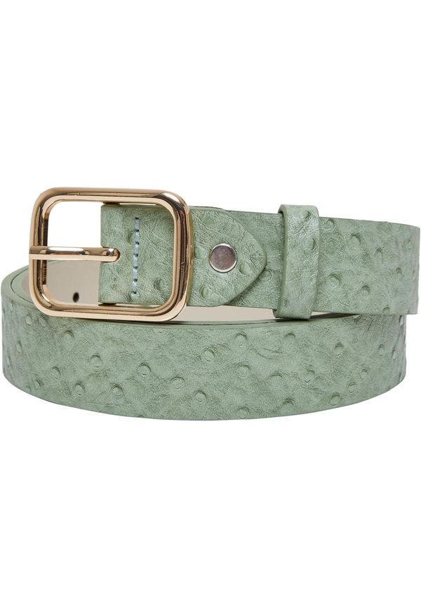 BELT MADE OF OSTRICH SYNTHETIC LEATHER