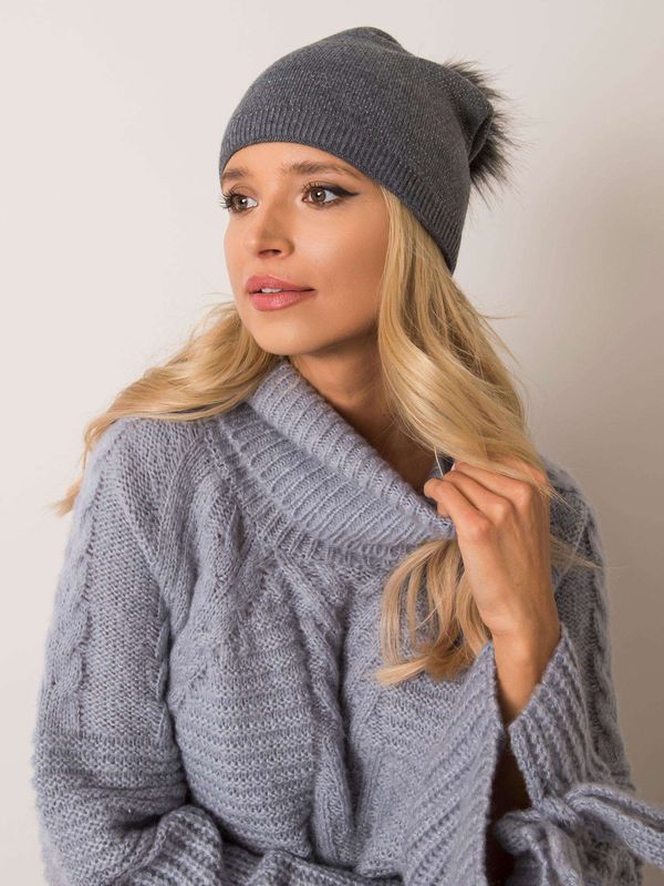RUE PARIS DARK GRAY WINTER HAT