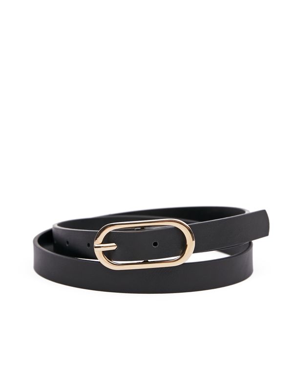 ORSAY BLACK WOMEN'S LEATHER STRAP - WOMEN'S