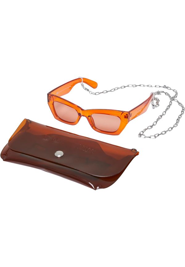 SUNGLASSES BAG WITH STRAP AND VENETIAN BROWN/SILVER
