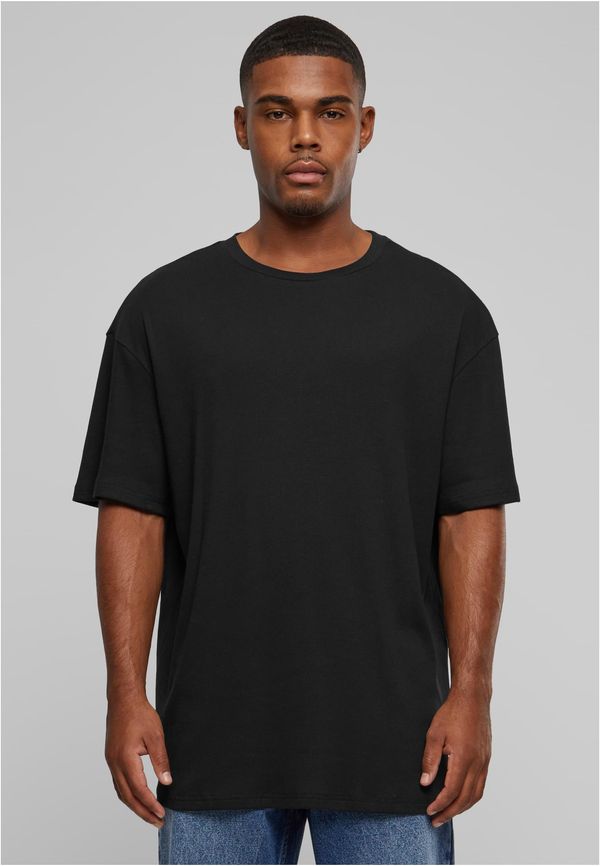 MEN'S BIO OVERSIZED RIB TEE T-SHIRT - BLACK