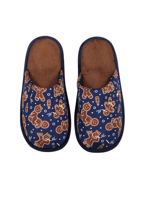 MEN'S SLIPPERS NAUGHTY GINGERBREAD - FROGIES