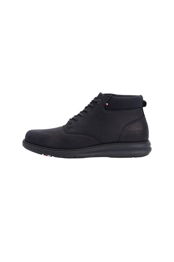TOMMY HILFIGER SHOES - PREMIUM HYBRID LTH BOOT BLUE